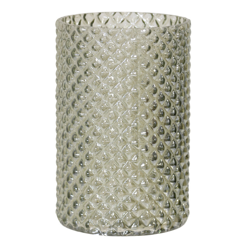 Ebern Designs Smoke Texture - Glass Vase - Luster | Wayfair